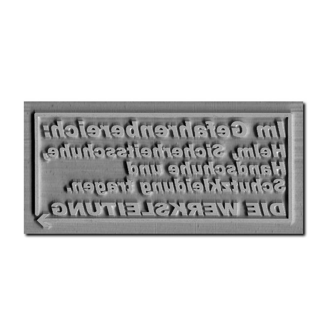 Rubber stamp plate - self-inking | stampfactory.co.uk